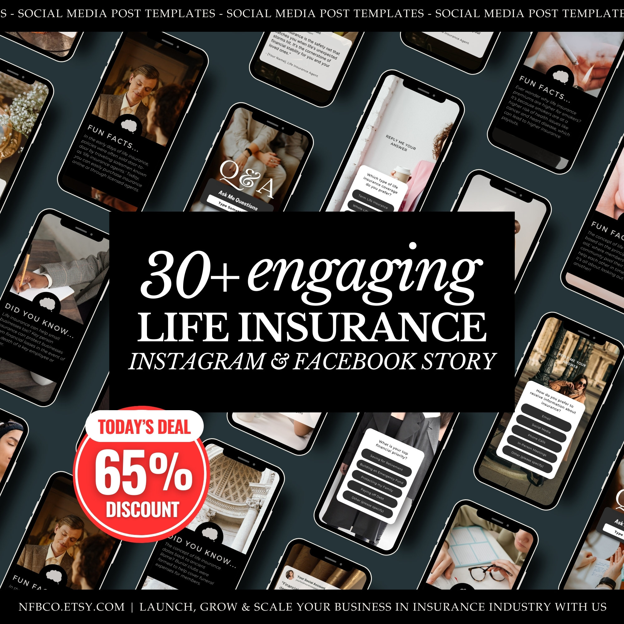 Life Insurance Engaging Instagram Story Content, Life Insurance Social ...