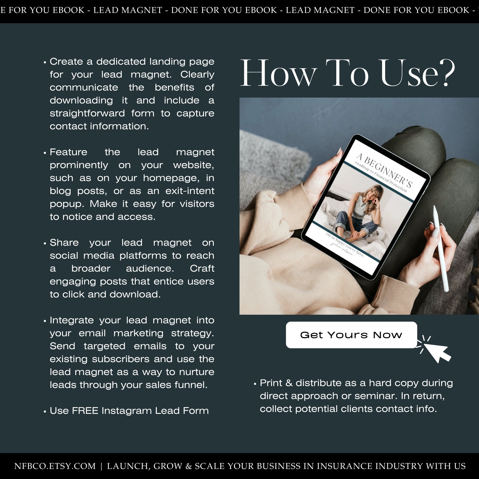 Insurance Client Guide Client Onboarding Printable Ebook Lead Magnet ...