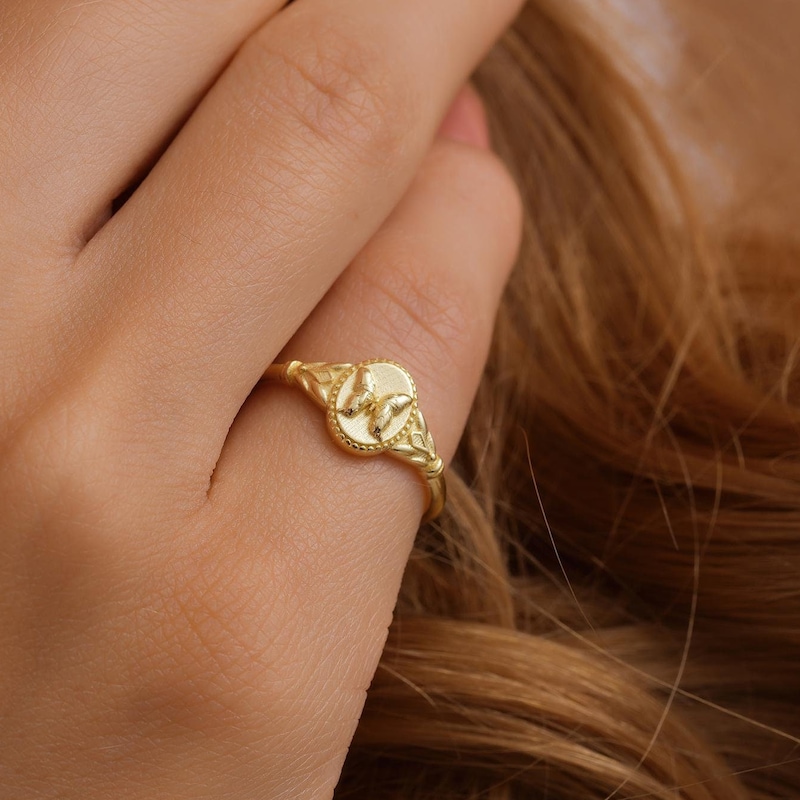 Butterfly Ring Pinky - Etsy