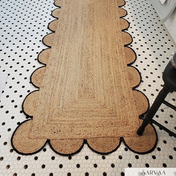 Scalloped Rug - Etsy