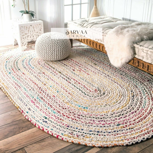 Oval Rag Rug - Etsy