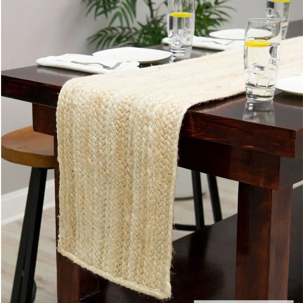 Jute Table Runner - Etsy