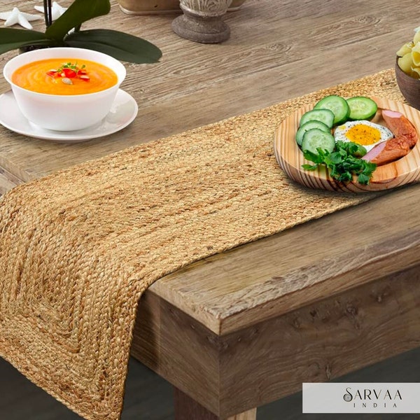 Jute Table Runner - Etsy