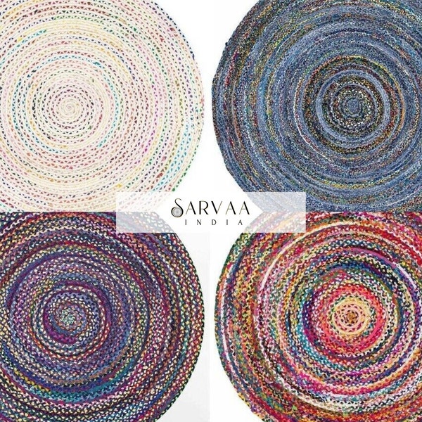 Large Round Rug - Etsy