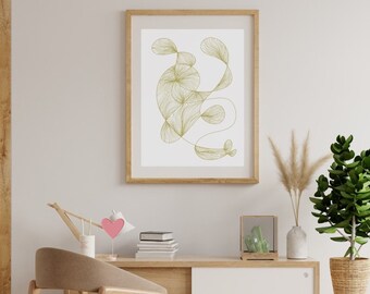 Bold Line Poster Art - Etsy