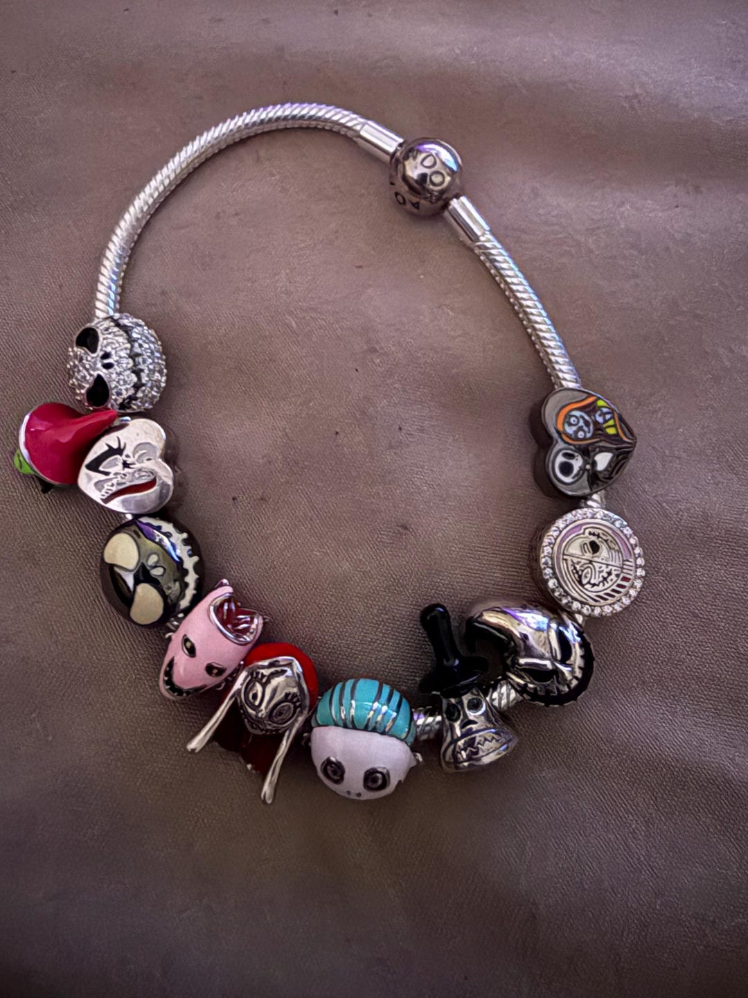 Disney’s Nightmare Before Christmas Pandora Charm Bracelet - Etsy