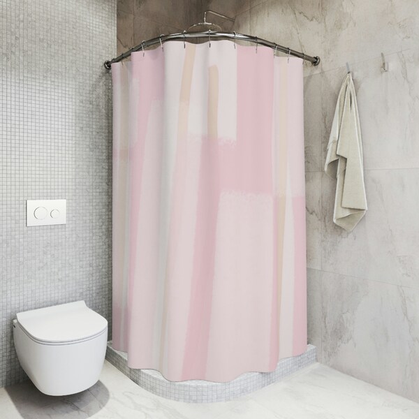 Pink Shower Curtain - Etsy