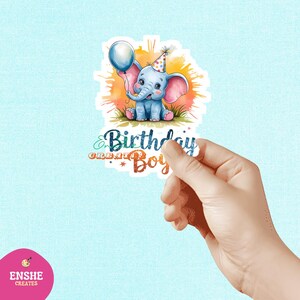 Birthday Animal PNG, Elephant Birthday PNG, Birthday Party, Birthday ...
