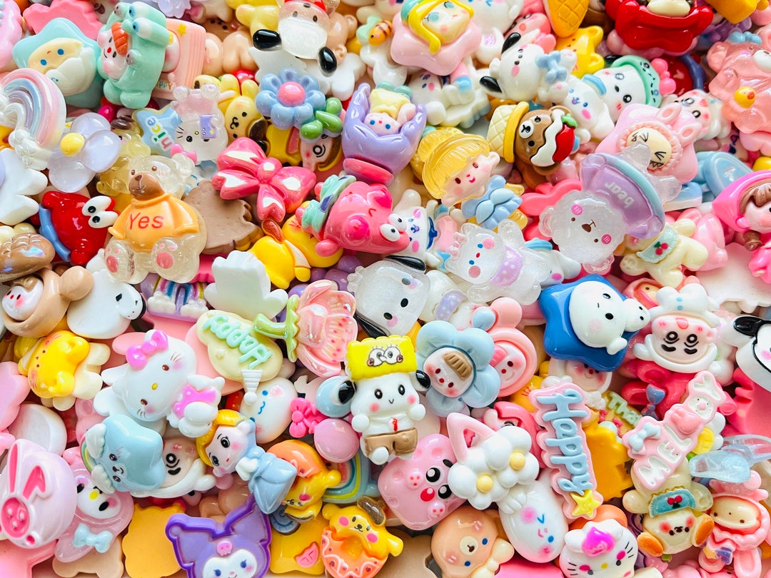 25pcs Random Assorted Cartoon Characters Mix Charm Pack Variety Charm ...