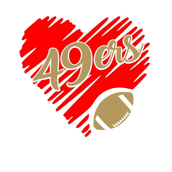 49ers Girl Svg - Etsy