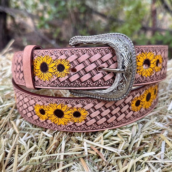 Sunflower Belt - Etsy