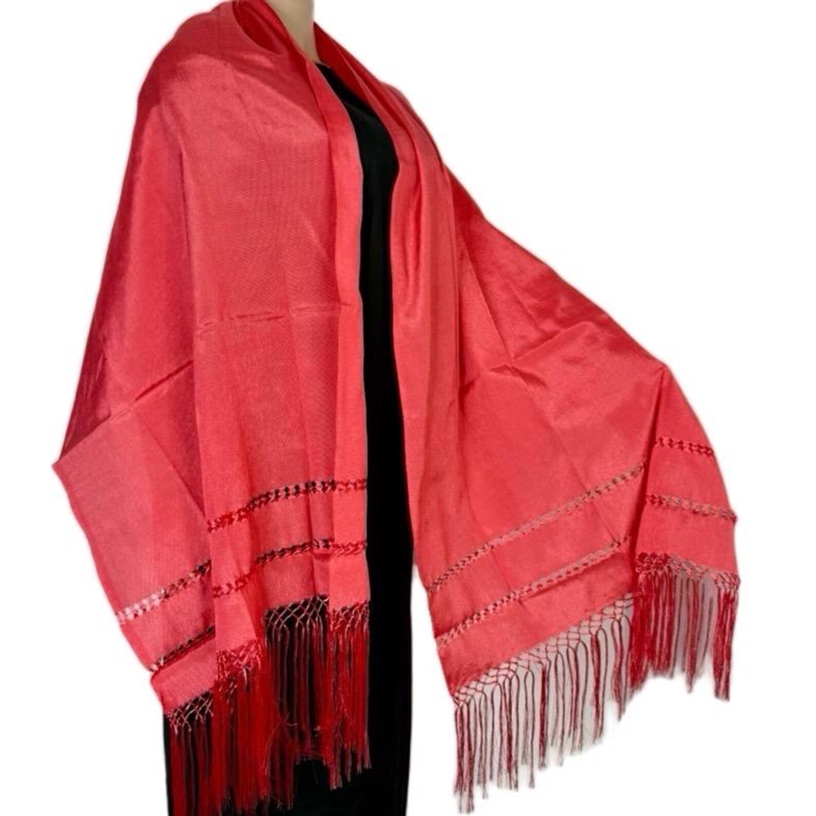 Shawl Mexican Traditional Scarf in a Variety of Colors Rebozo Mexican ...