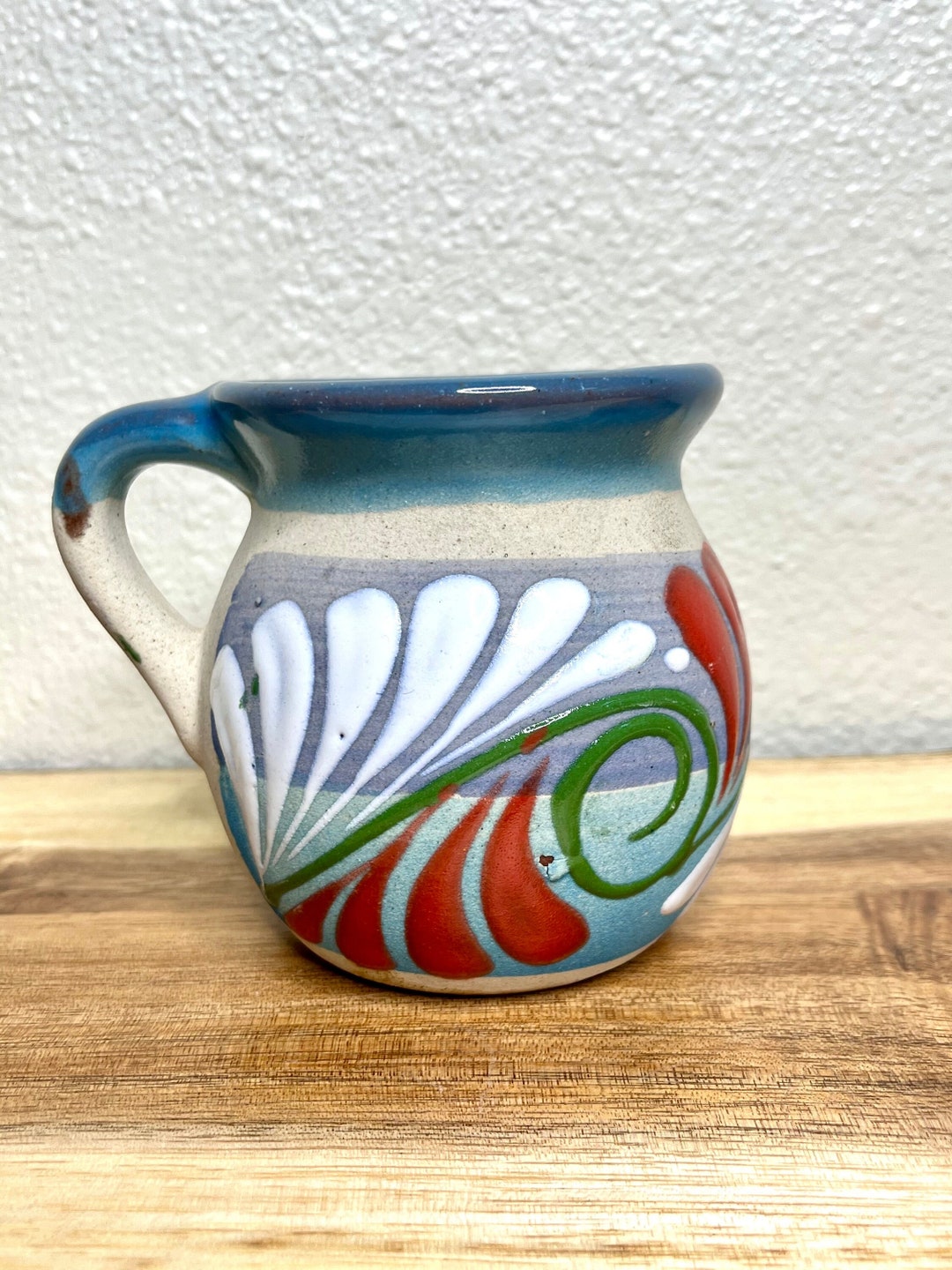 Mug Jarritos Mexican Mug Clay Mug Hand Painted Mexican Coffee Mug ...