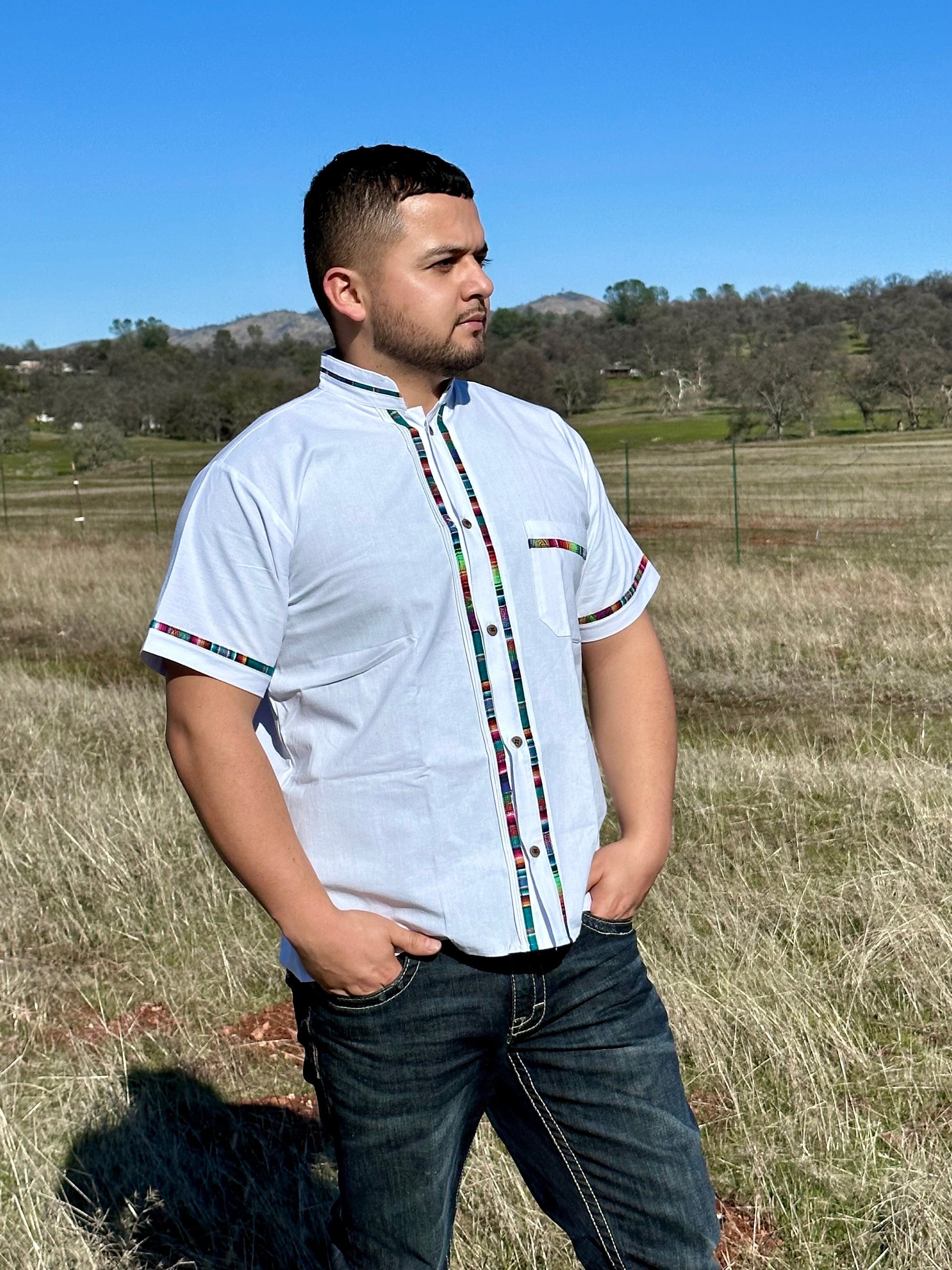 Guayaberas Mens Mexican Shirt Men Mexican Traditional Shirt Formal ...