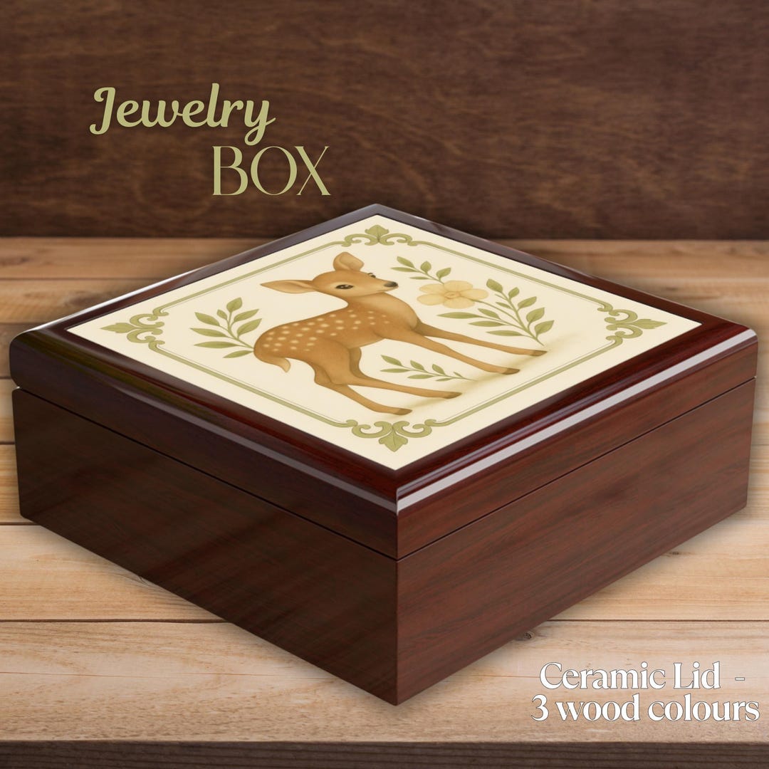SOFT VINTAGE FAWN Box | Storybook Deer Keepsake | Gender-neutral ...