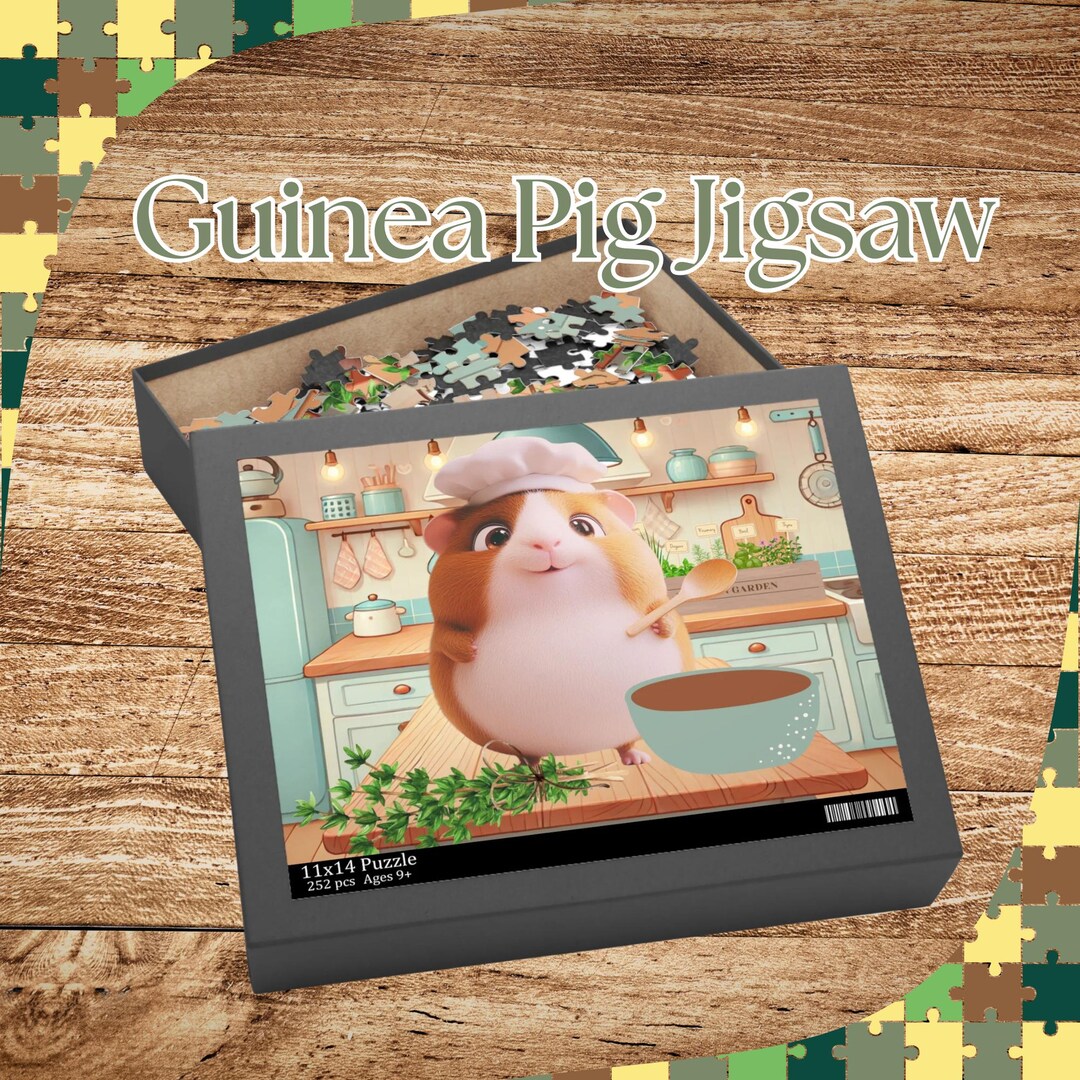 GUINEA PIG PUZZLE | Educational Puzzle | Family Activity | Stress ...