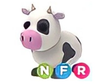 Neon Fly Ride Cow - Etsy UK