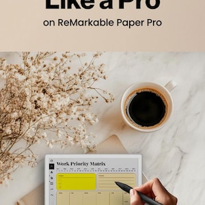 Work Day Planner for Remarkable Paper Pro Template Work Day Schedule ...