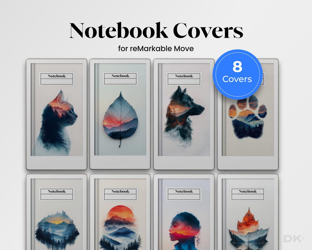 Notebook Covers Bundle for Remarkable Move Cover Notepad for Remarkable ...