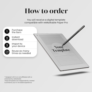 Work Day Planner for Remarkable Paper Pro Template Work Day Schedule ...