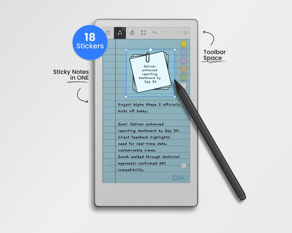 Stickers for Remarkable Move Template Sticky Note Shapes for Remarkable ...