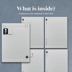 Notebook Covers for Remarkable Paper Pro Template PDF Notebook Cover ...