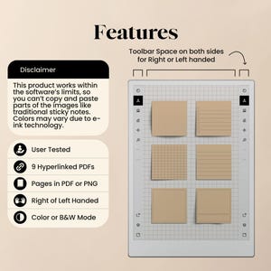 Sticky Notes for Remarkable Pro Template Sticker Note Eink List ...