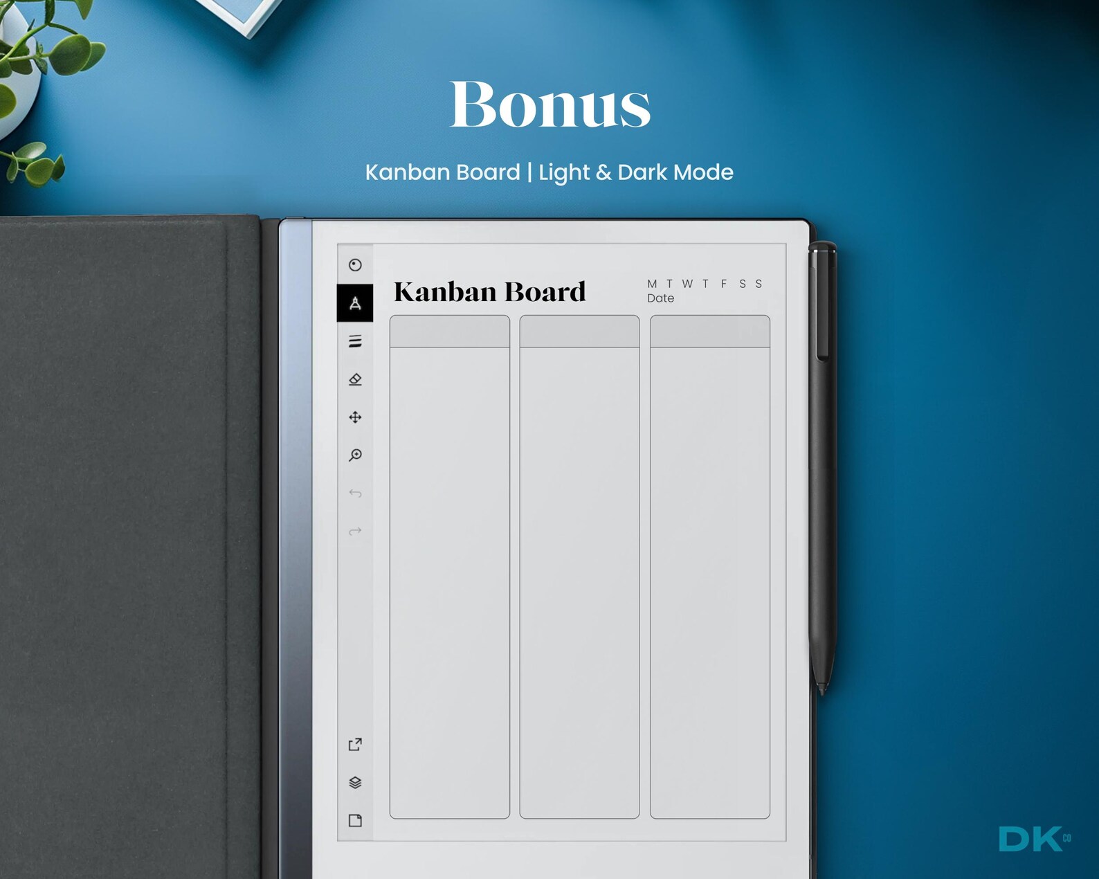 Notebook for Remarkable 2 Hyperlinked PDF Notebook Cover Eink for ...