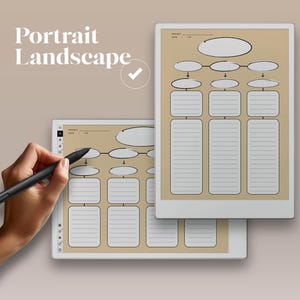 Mind Map for Remarkable Paper Pro Template Mind Mapping Planner for ...