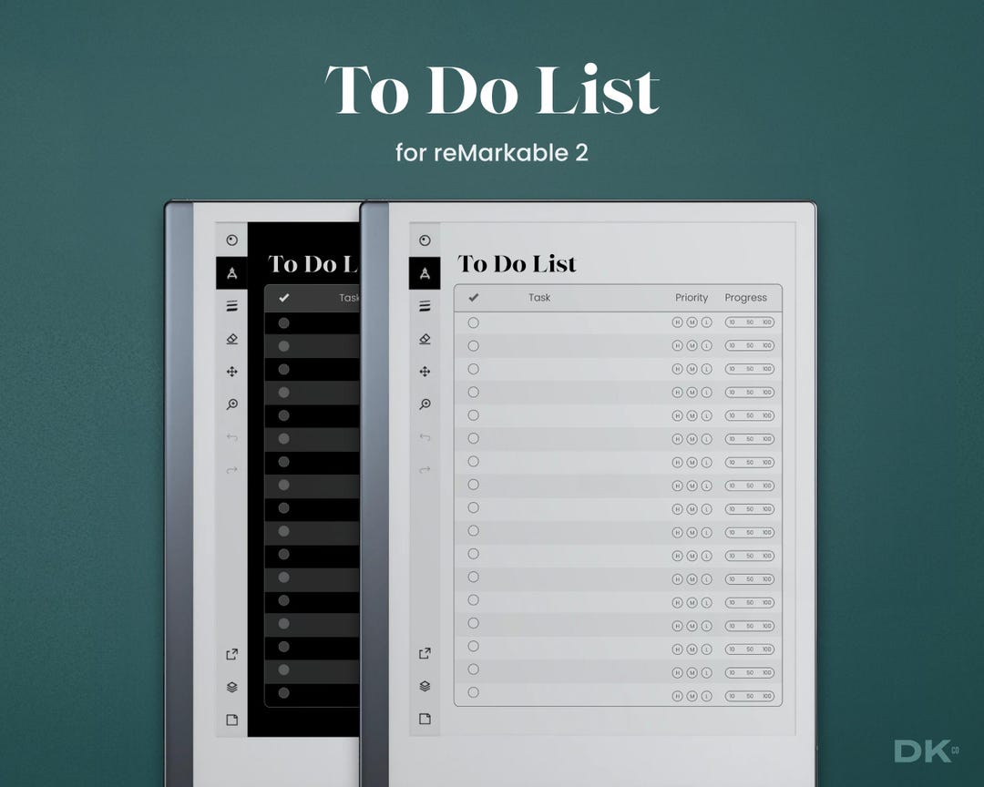 To Do List for Remarkable 2 Template Simple Planner Fits Remarkable ...