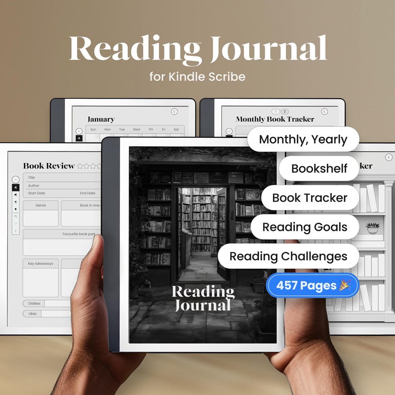 Kindle Insert Book Lover - Etsy