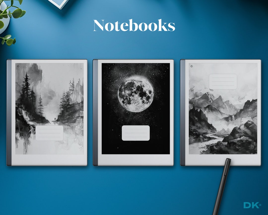 Notebook for Remarkable 2 Hyperlinked PDF Notebook Cover Eink for ...