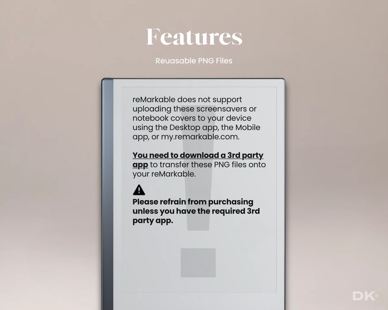 Remarkable Sleep Screen Template Suspended Screen Remarkable Notebook ...