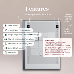 Sticky Notes for Remarkable 2 Template Sticker Note Eink List Notebook ...