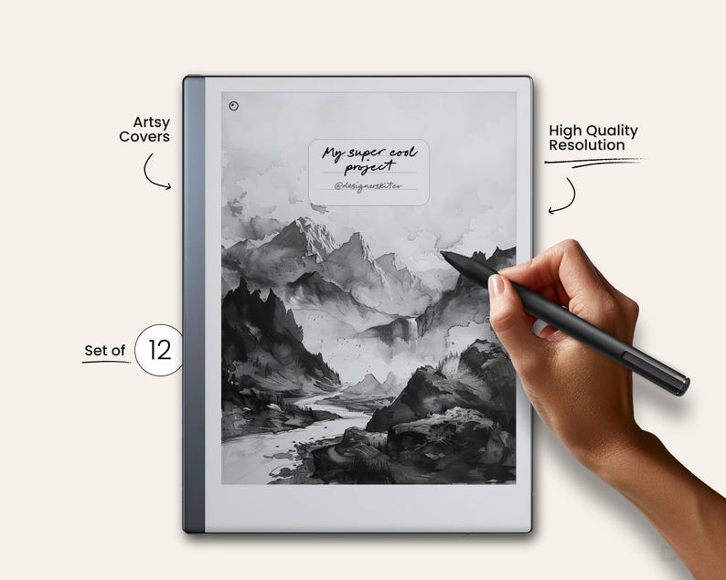 Notebook Cover Bundle for Remarkable 2 and Remarkable Pure PDF Notebook ...