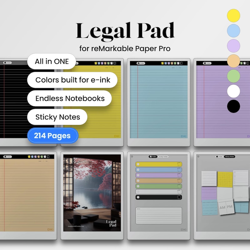 Remarkable Pro Legal Pad - Etsy