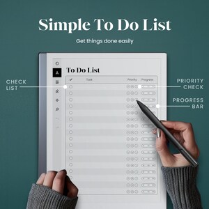 To Do List for Remarkable 2 Template Simple Planner Fits Remarkable ...