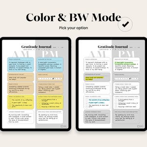 Gratitude Journal Digital Template for Goodnotes Gratitude Worksheet ...