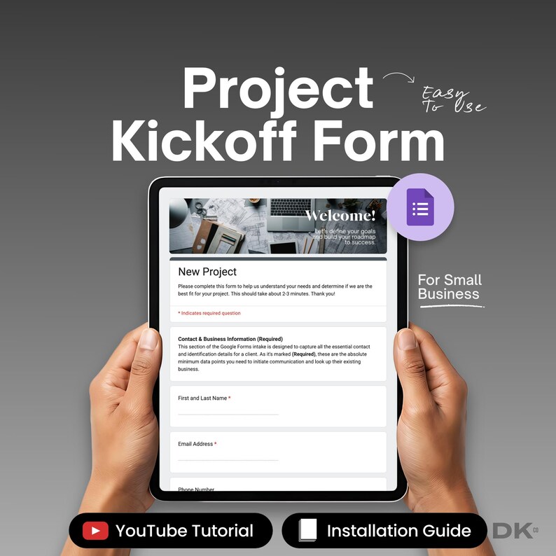 Project Management 2026 Intake Form for Google Forms Client ...