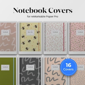 Notebook Covers for Remarkable Pro Template PDF Digital Notebook Cover ...