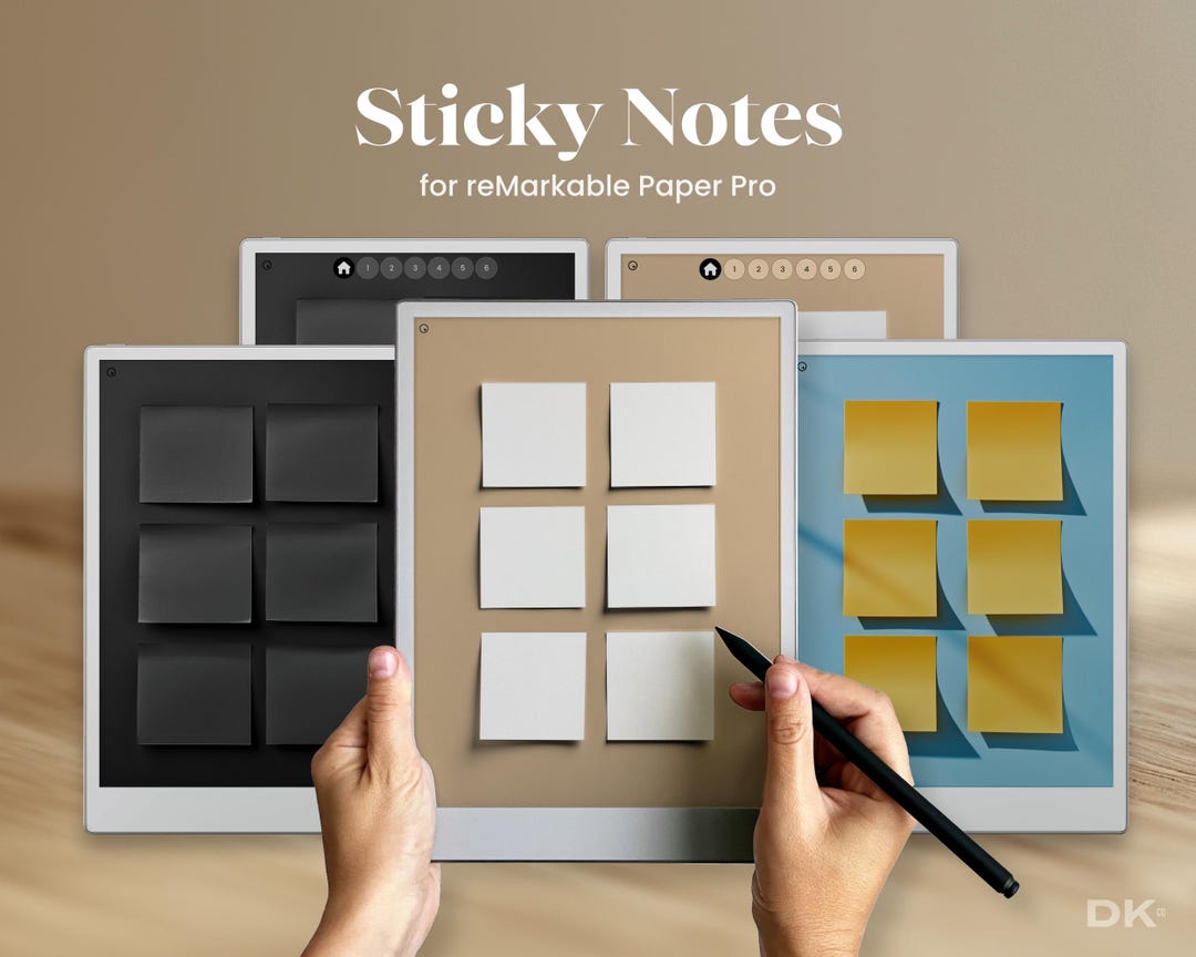 Sticky Notes for Remarkable Pro Template Sticker Note Eink List ...