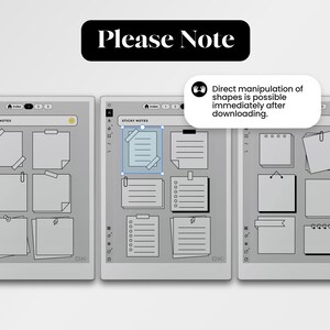 Stickers for Remarkable Paper Pro Template Shapes Objects for ...