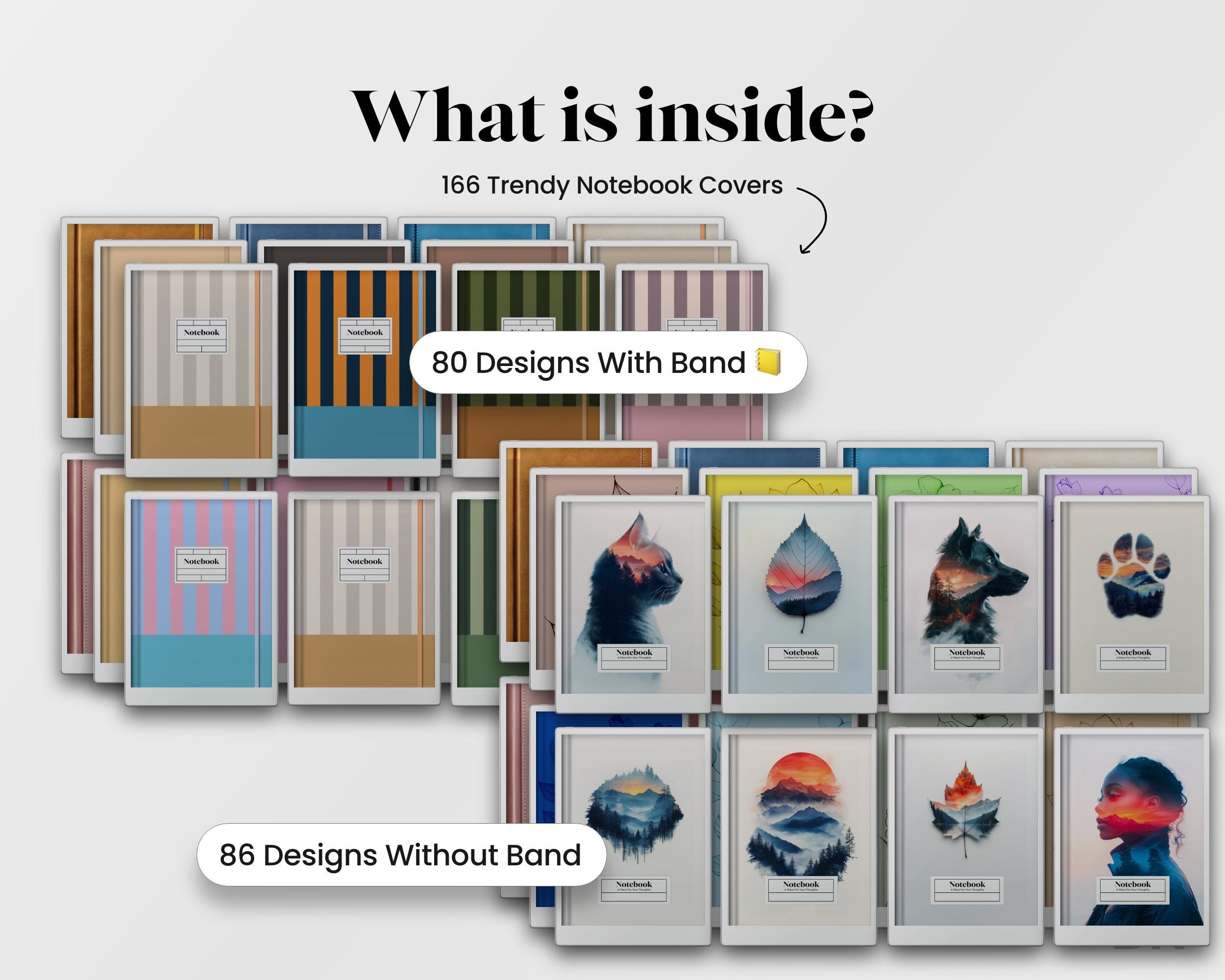 Notebook Covers for Remarkable Paper Pro Template PDF Notebook Cover ...