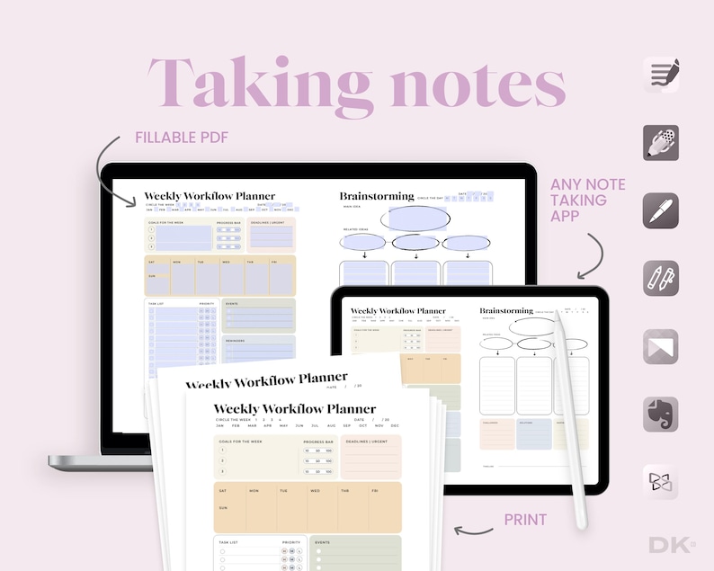 Editable Work Planner Printable Work Day Schedule Template Daily ...