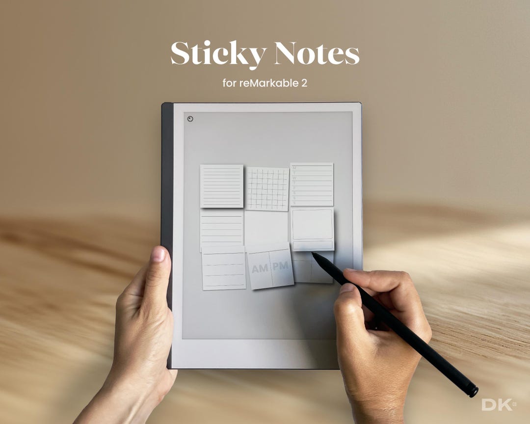 Sticky Notes for Remarkable 2 Template Post It Sticker Note Eink List ...