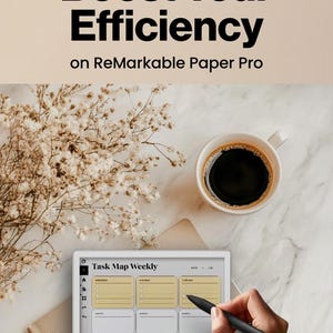 Task Map for Remarkable Paper Pro Template to Do List Simple Planner ...