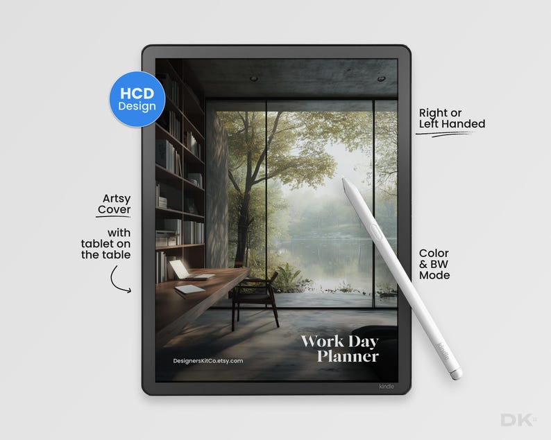 Productivity Planner for Kindle Scribe Colorsoft Daily Notes Task ...