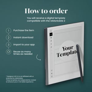 Kanban Board for Remarkable 2 Template Dark Mode Kanban Board Digital ...