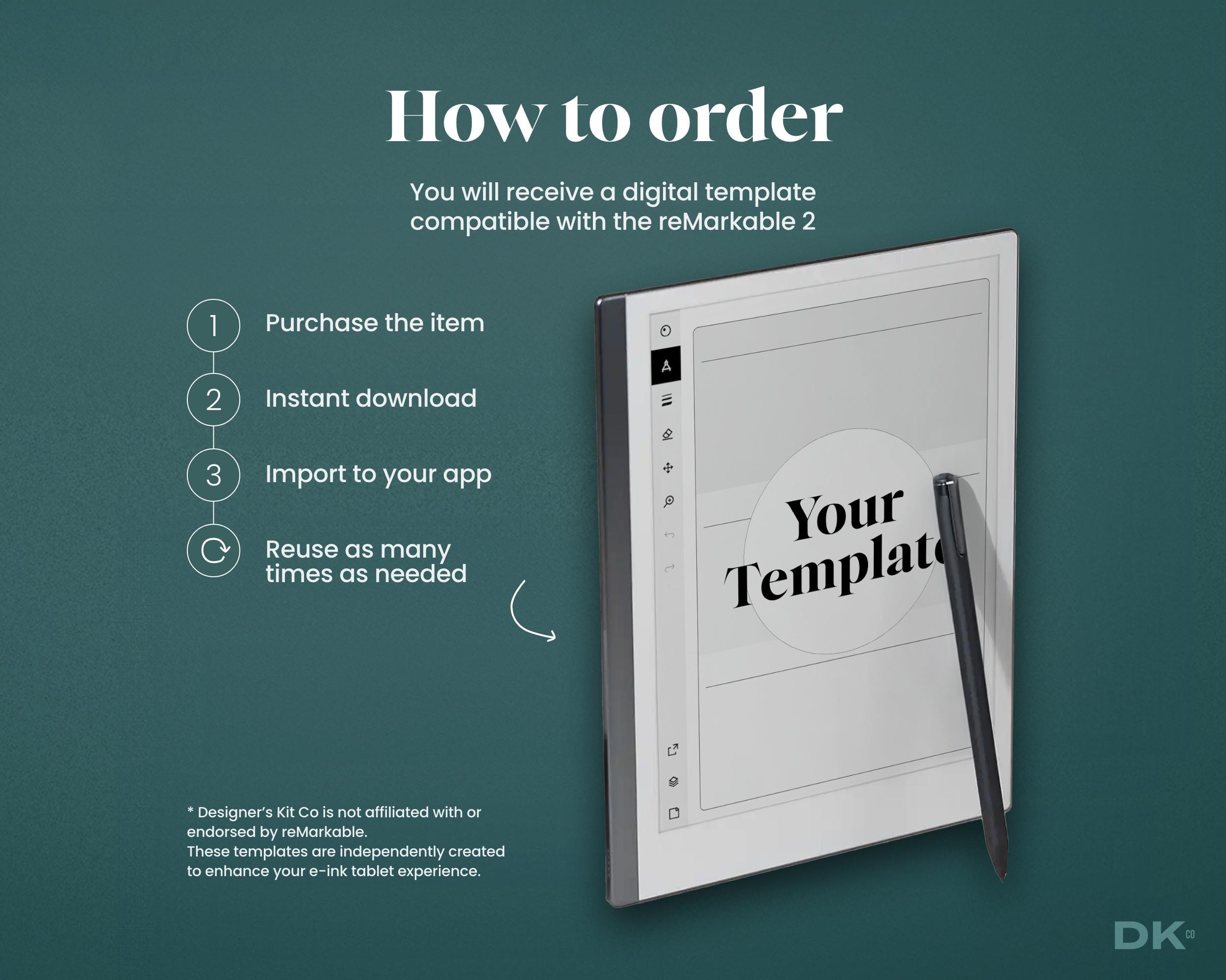 Kanban Board for Remarkable 2 Template Dark Mode Kanban Board Digital ...