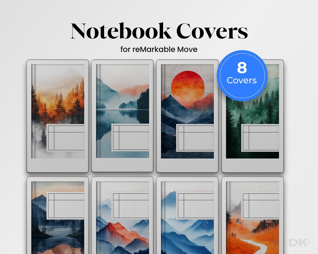 Notebook Covers Bundle for Remarkable Move Cover Notepad for Remarkable ...